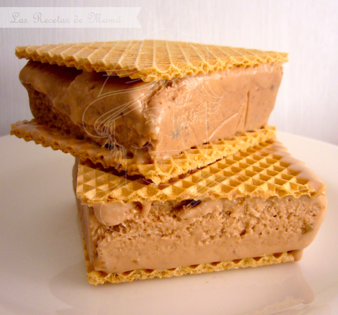 Helado al corte – Helado de chocolate y avellanas | Las Recetas de Mamá